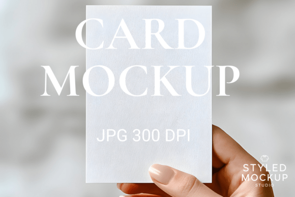 5x7 Card Greeting Card Mockup Graphic by Styled Stock Mock · Creative ...