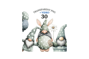 30 Easter Gnome Clipart Set Graphic by patipaintsco · Creative Fabrica
