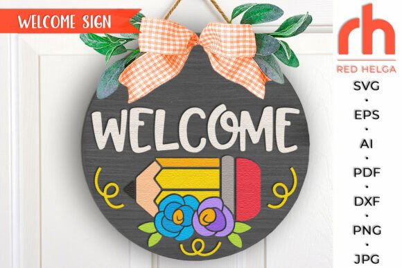 Fall Welcome Sign Laser Cut SVG · Creative Fabrica