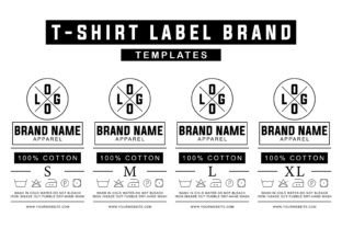 Streetwear Tags T-Shirt Label Templates Graphic by Ozan ID · Creative ...