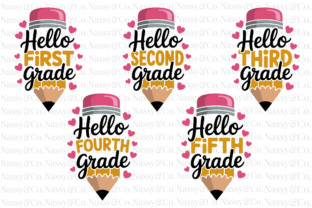 Bundle Preppy Hello Back to School PNG Graphic by NASSY Designs ...