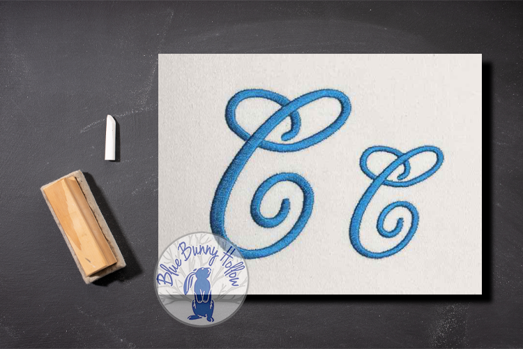 Swirl Letter C · Creative Fabrica