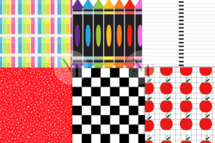 Back to School Digital Paper Graphic by Nam Tiwa · Creative Fabrica