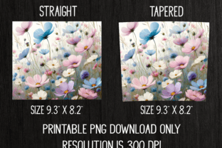 Spring Wildflower Meadow Tumbler Wrap Graphic by Lazy Cow · Creative ...