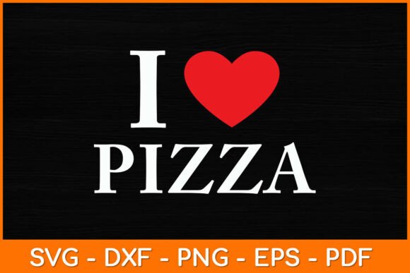 1 I Love Pizza T-shirt Design Designs & Graphics