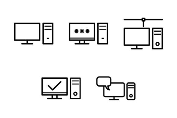 PC Icon Graphic by masuda072020 · Creative Fabrica