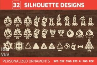 Personalized Christmas Dog Ornaments SVG · Creative Fabrica