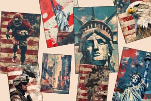 Independence Day Poster Collection Graphic by Art's and Patterns ...