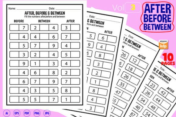 Number Before and After Worksheets Graphic by Self Graphics House ...