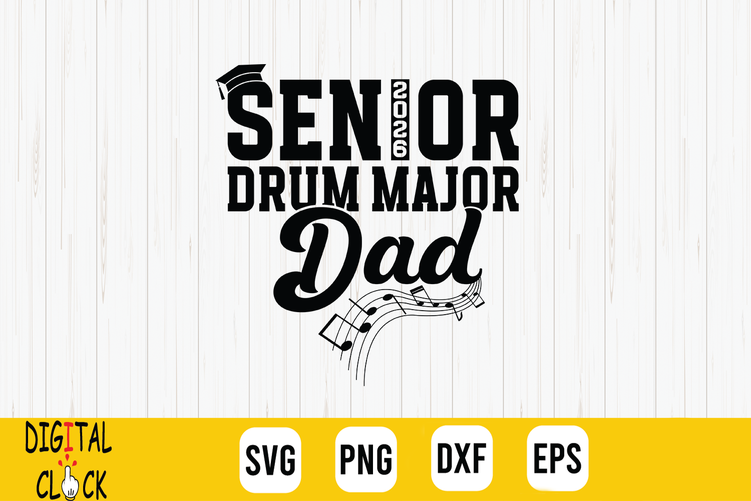 Senior 2026 Drum Major Dad Class of 2026 Graphic by Digital Click Store ...