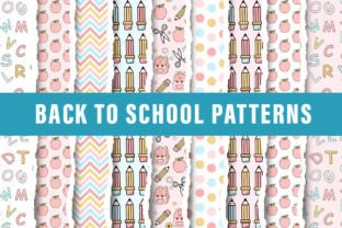 Back to School Digital Papers Patterns Graphic by PiXimCreator ...
