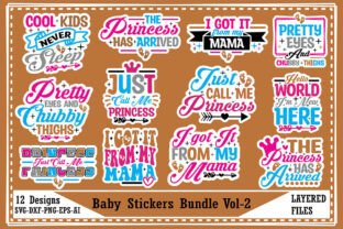 Baby Stickers Bundle Vol-2 Graphic by Adnnan333 · Creative Fabrica