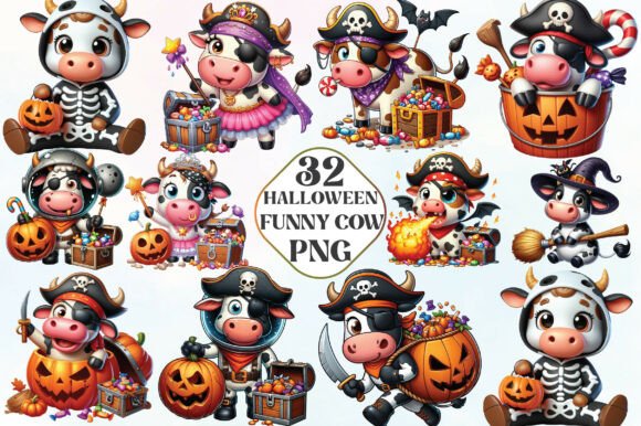 The Mega Halloween Clipart Bundle Bundle · Creative Fabrica