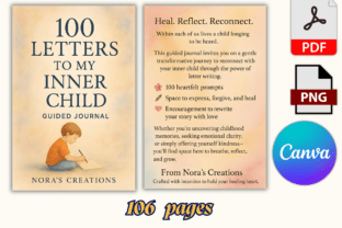 100 Letters to My Inner Child Journal Graphic by Nora as · Creative Fabrica