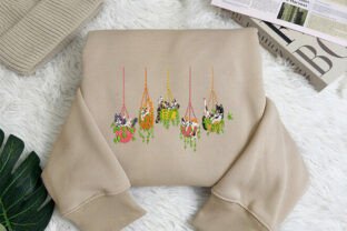 Flower Cat Embroidery Designs · Creative Fabrica