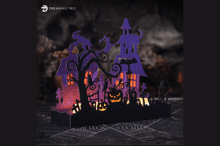Macabre Manor Luminary SVG · Creative Fabrica