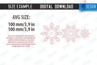 Christmas Layered Snowflakes Laser Cut Graphic by flydesignsvg ...