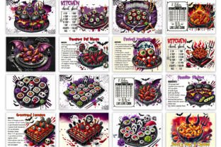 Halloween Cutting Board Conversion Chart Graphic by Designs by Ira ...