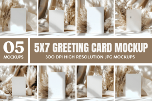 5x7 Card Greeting Card Mockup Graphic by Styled Stock Mock · Creative ...