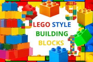 Lego-Inspired Numbers & Bricks Set Graphic by AlishaSDBoutique ...