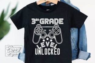 3rd Grade Unlocked Level Up SVG School Graphic by happyheartdigital ...
