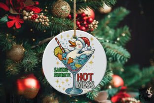 Santa's Hot Mess - Christmas Drink PNG Graphic by Magic Rabbit ...