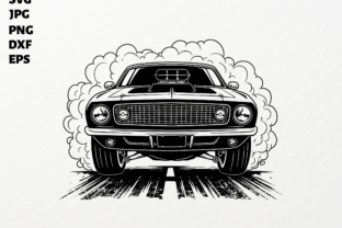 Classic Muscle Car SVG for Cricut Graphic by svgstudiofiles · Creative ...
