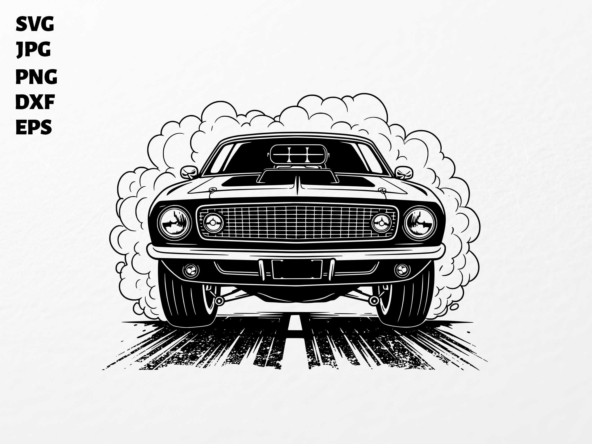 Classic Muscle Car SVG for Cricut Graphic by svgstudiofiles · Creative ...