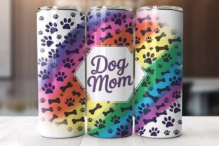 Dog Mom Tumbler Wrap Sublimation PNG Graphic by Begum Creation ...
