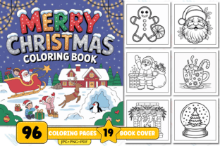 Merry Christmas Coloring Book for Kids Graphic by Design Hub · Creative ...