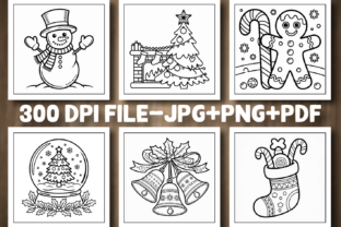 Merry Christmas Coloring Book for Kids Graphic by Design Hub · Creative ...