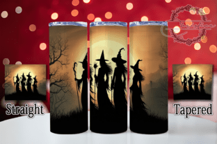 Witch Coven Full Moon Magic Tumbler Graphic by christina.clipart ...