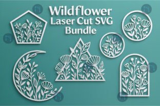 Wildflower Laser Cut SVG Bundle · Creative Fabrica
