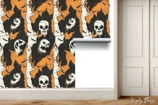 Grunge Halloween Seamless Patterns Graphic by ImPlyDesign · Creative ...