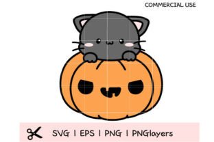 Pumpkin Cats Bundle | Kawaii Halloween Graphic by Likeme Ideas ...
