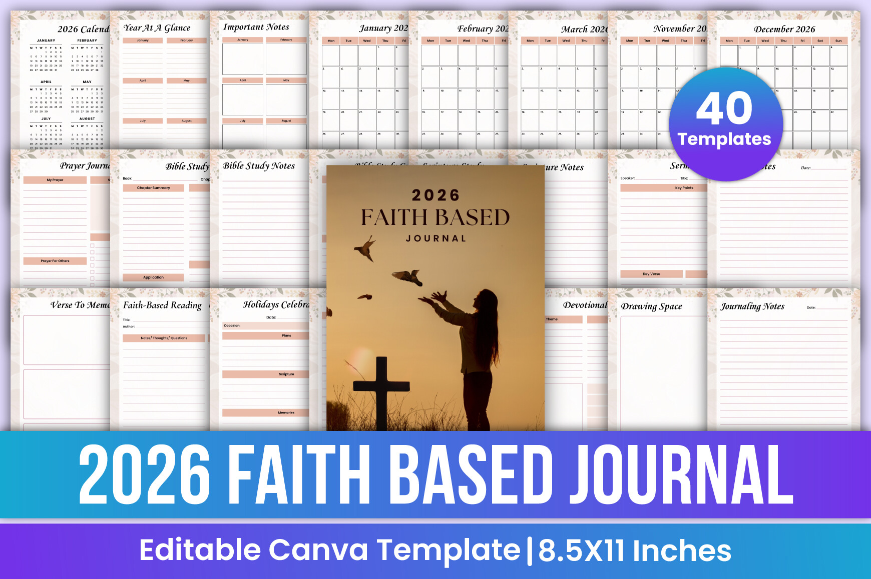 2026 Faith Based Journal Canva Kdp Graphic by Mustafiz · Creative Fabrica