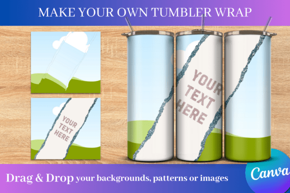 3 Make Your Own Tumbler Template Designs & Graphics