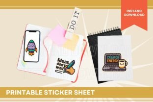Motivational Side Hustle Sticker Set Graphic by OCA Creative Labs ...