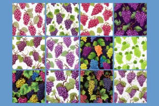 Grapes Seamless Pattern Graphic by Forhadx5 · Creative Fabrica
