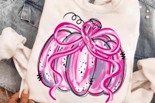 Pink Pumpkin Breast Cancer Awareness PNG Graphic by Hello December ...