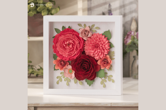 Flowers 3D SVG Cut Files for Paper Crafts - Creative Fabrica