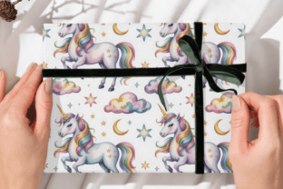 Magical Unicorn Digital Pattern Graphic by Design Station · Creative ...