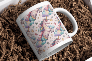 Magical Unicorn Digital Pattern Graphic by Design Station · Creative ...