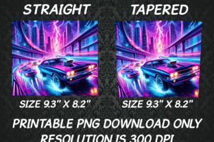 Vibrant Neon Cityscape Race Car Tumbler Graphic by MOON CREATION ...