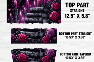 Dark Romance Books & Roses 40oz Tumbler Graphic by ROSE CREATION ...