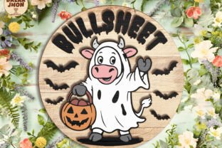 Halloween Round Sign SVG Bundle · Creative Fabrica