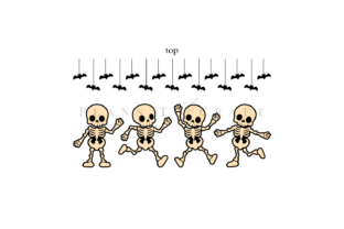 Skeleton Halloween 40oz Tumbler Wrap SVG Graphic by planstocraft ...