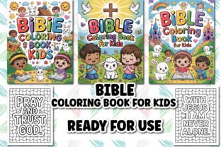 Bible Coloring Book for Kids Graphic by Trusted Publications · Creative ...