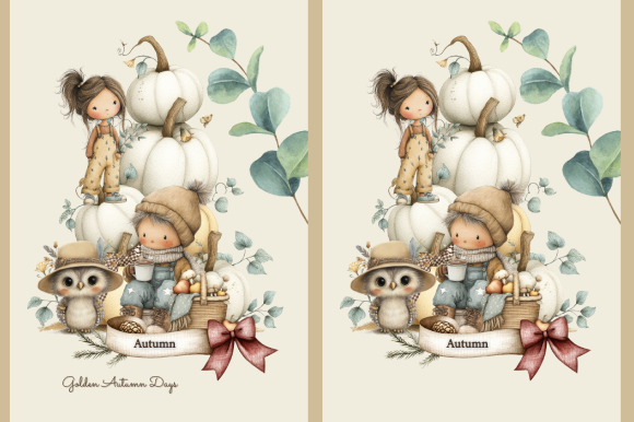 Autumn Clipart Bundle Graphic by juman · Creative Fabrica