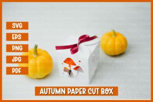 Autumn Gift Box Template SVG · Creative Fabrica